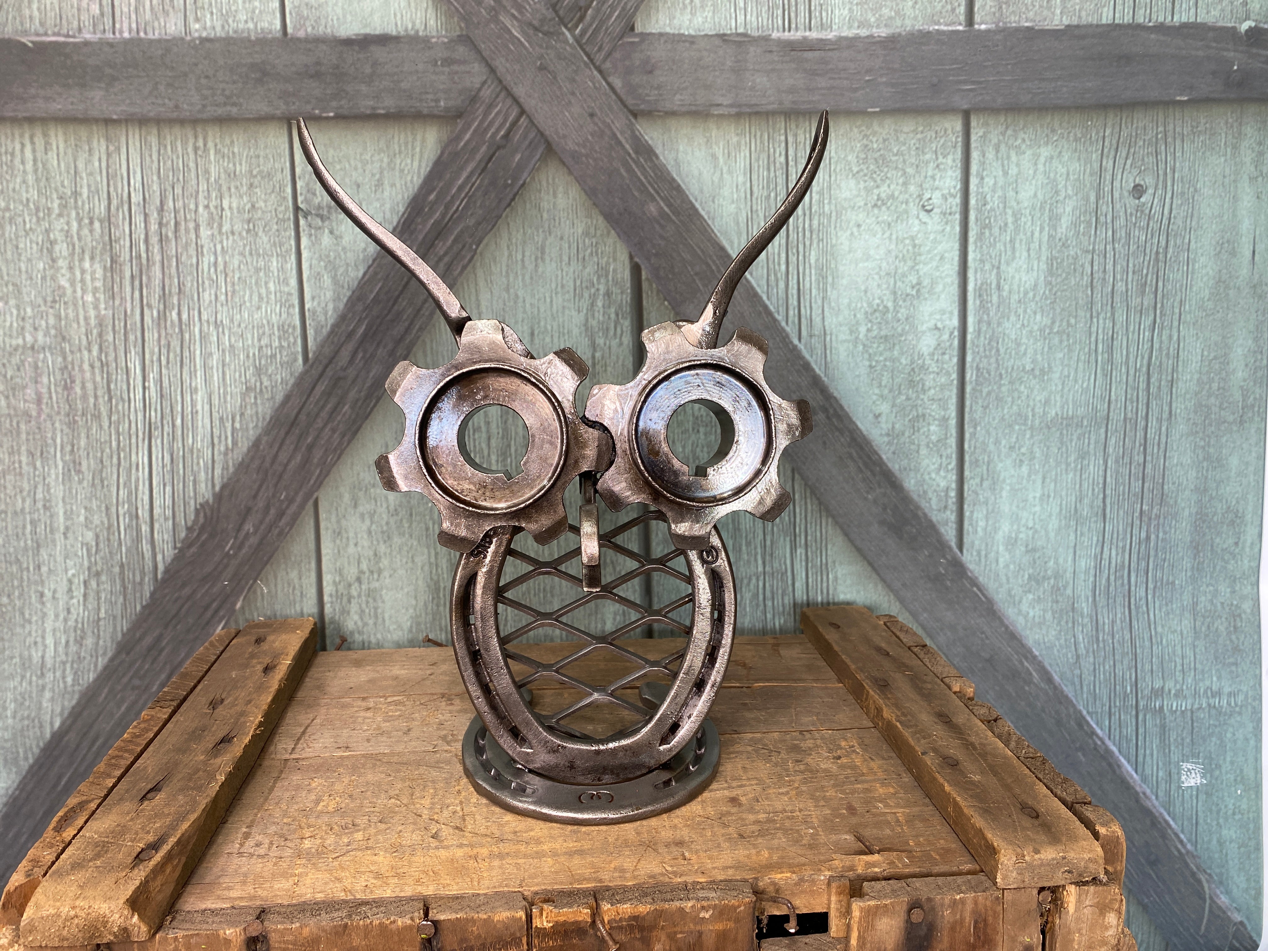 Owls – Tagged "owl"– Junkyard Art by Tam-I-Am